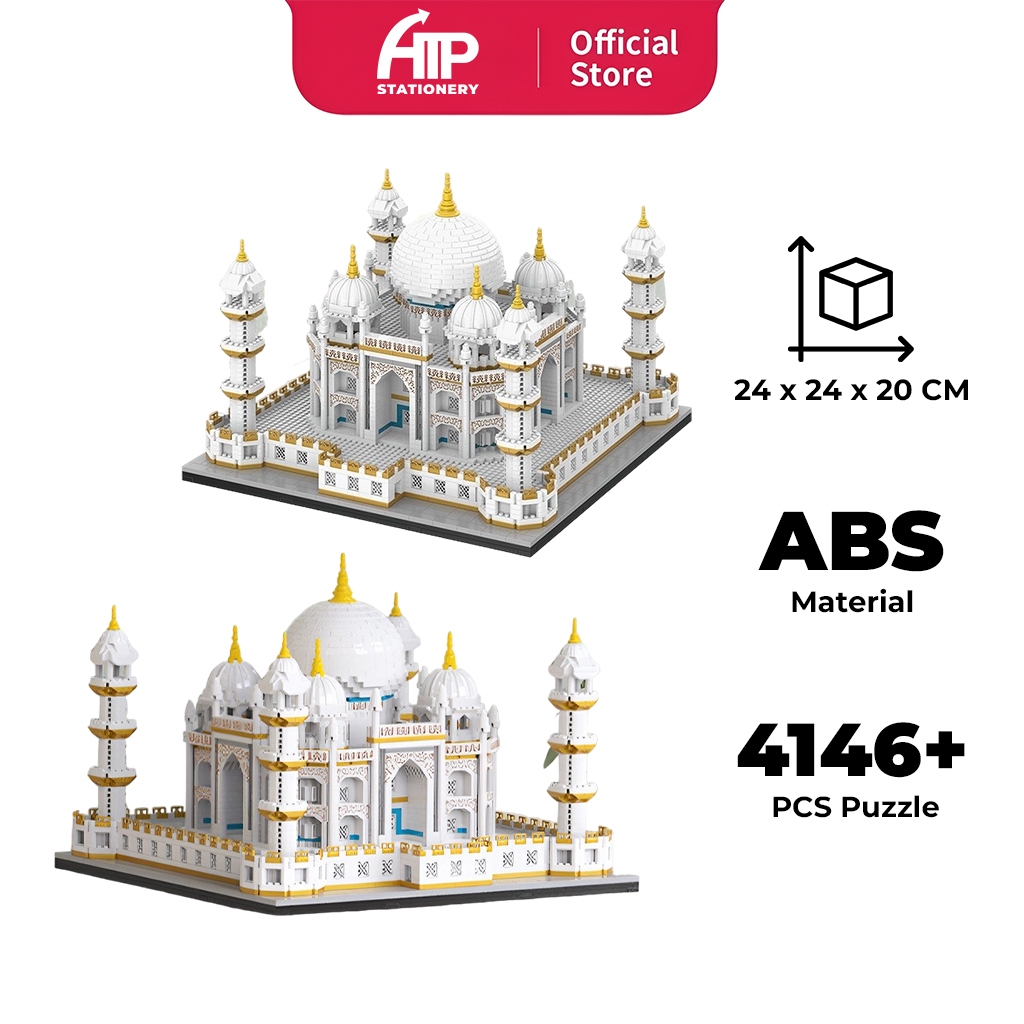 Micro Building Blocks Taj Mahal Jigsaw Puzzle World Famous Architecture ...