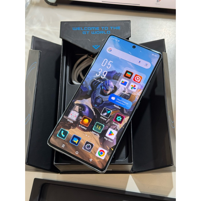Used Infinix GT 20 Pro 5G 12+256gb Silver Fullset With Box | Shopee ...