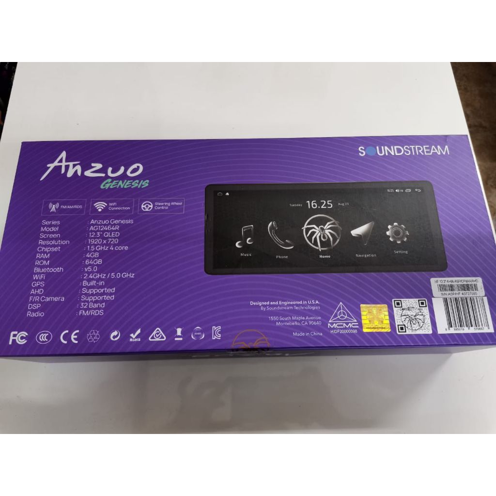 SoundStream 4+64 Anzuo Genisis 12.3 inch Android Player | Shopee Malaysia