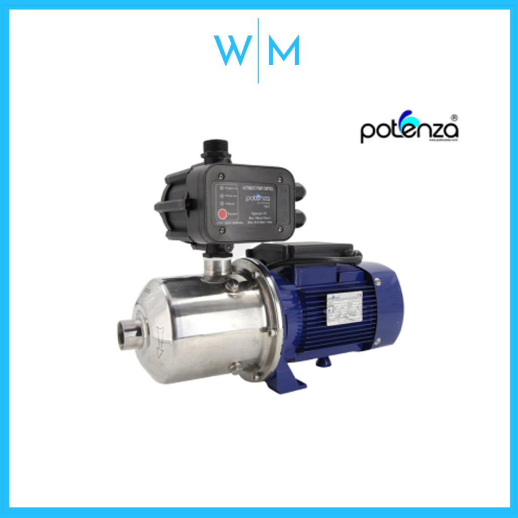 POTENZA 0.5HP ENERGY SAVING AUTOMATIC WATER BOOSTER PUMP BOOSTER AIR ...