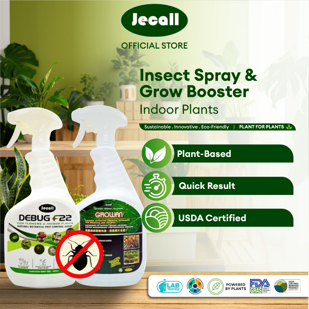 Jecall-Bio Indoor Plants Value Set: Debug F22 (1L) + Growan (1L ...