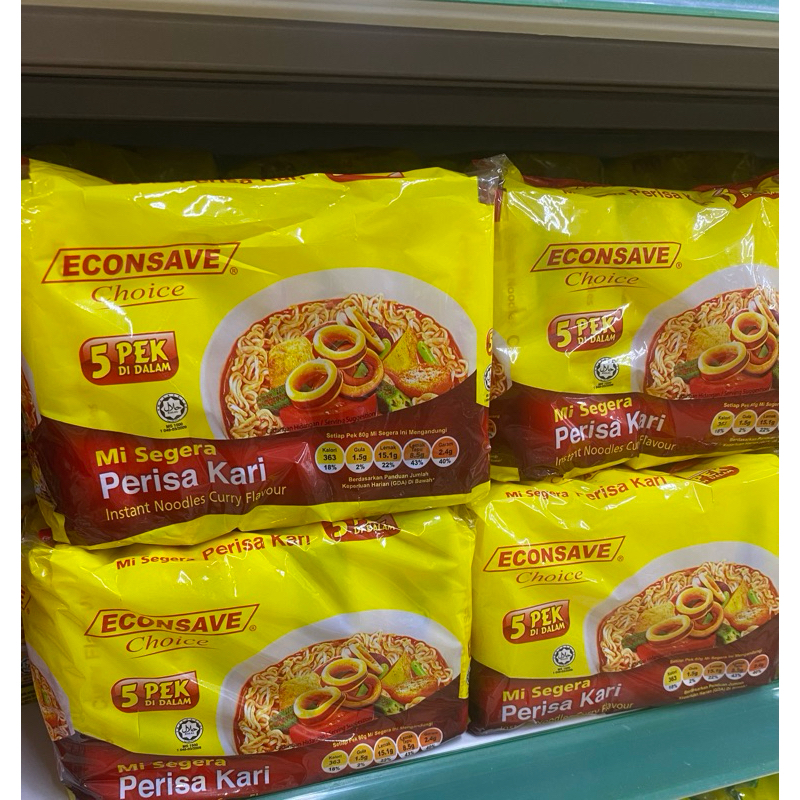 MI SEGERA KARI ECONSAVE INSTANT NOODLES MEGI KARI MI SEGERA | Shopee ...