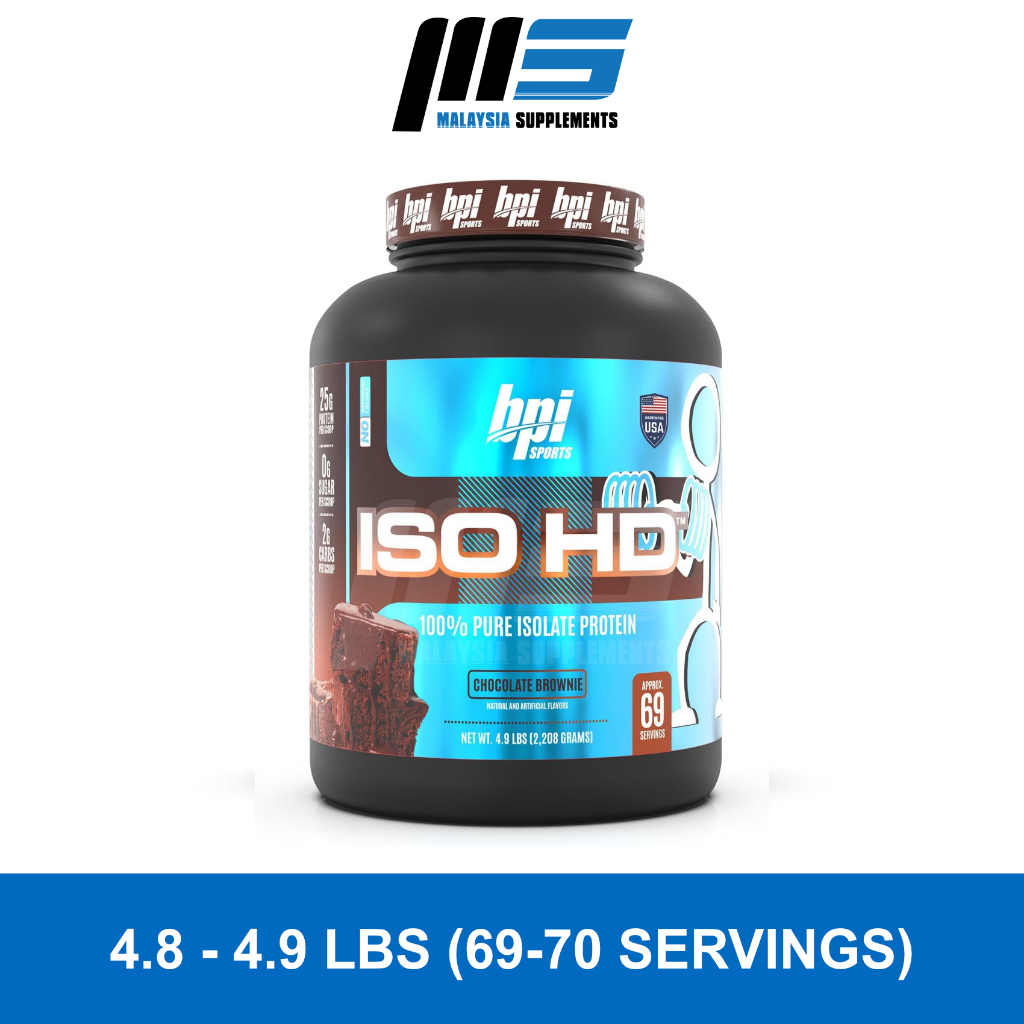 BPI Sports ISO HD, 4.8-4.9lbs - Whey Protein Isolate, Fast Muscle ...