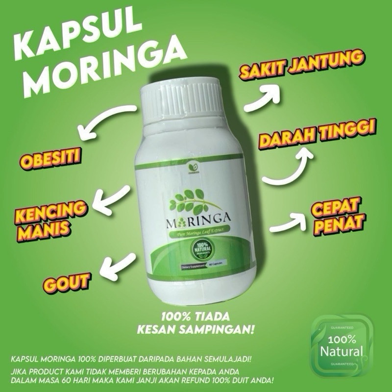 DND MORINGA CAPSULE BY DR NOORDIN KAPSUL MORINGA READY STOCK | Shopee ...