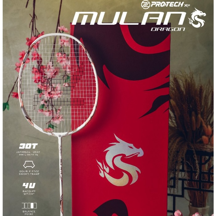 Protech Badmiton Racquet "Mulan" Dragon Magic Series (Collective ...