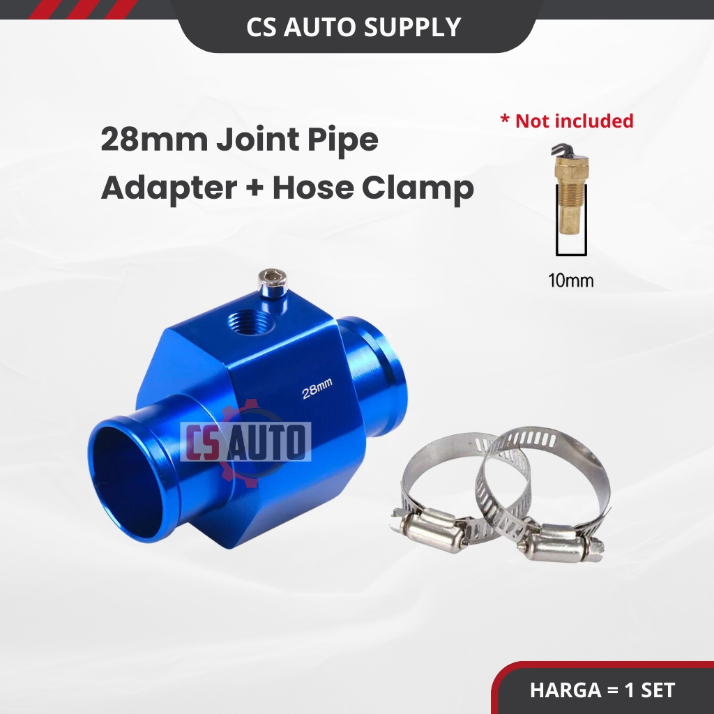 CS Water Temperature Joint Pipe 28mm Gauge Radiator Hose Adapter Temp ...