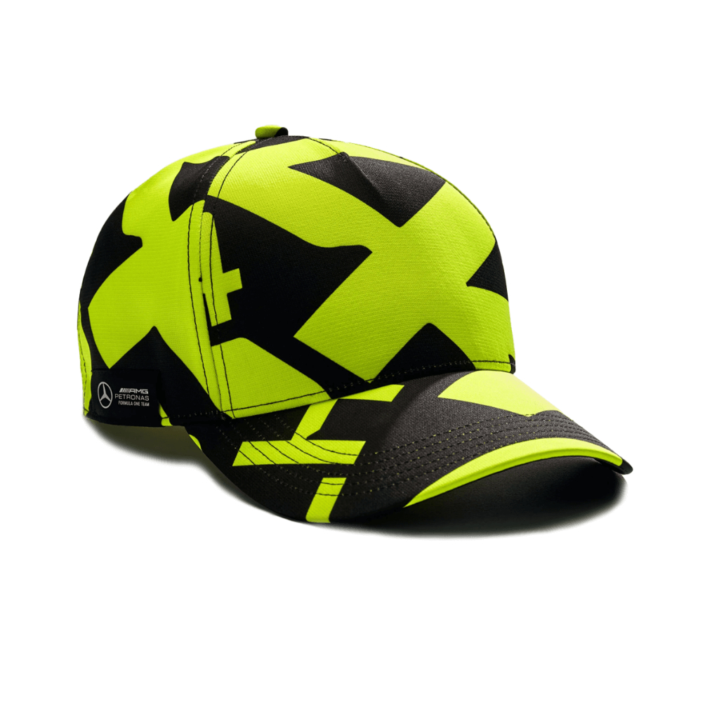 Mercedes-AMG PETRONAS 2024 Lewis Hamilton AOP Cap - Neon | Shopee Malaysia