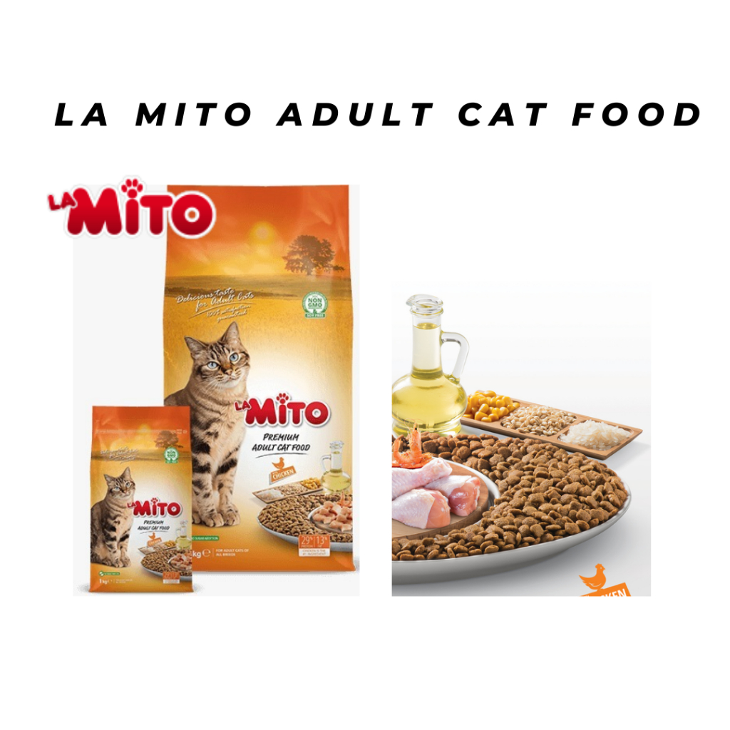 MITO PREMIUM ADULT CAT FOOD CHICKEN 1kg (FRESH PACK) | Shopee Malaysia