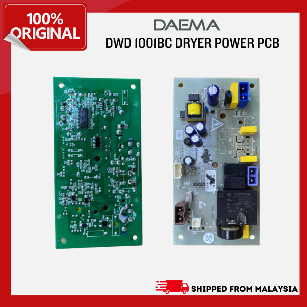 [DAEMA ORIGINAL SPAREPART] DRYER DWD1001BC PCB (POWER/DISPLAY) | Shopee ...