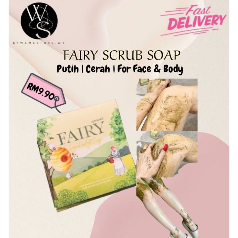 FAIRY SOAP SCRUB THAILAND 🌱 GREEN TEA SABUN VIRAL 🌿 50gm | Shopee Malaysia