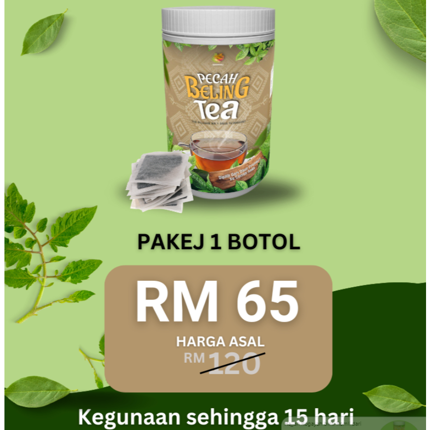 Pecah Beling Tea 15Sachet Dipilih Dari Daun Premium Ke Cawan Anda ...