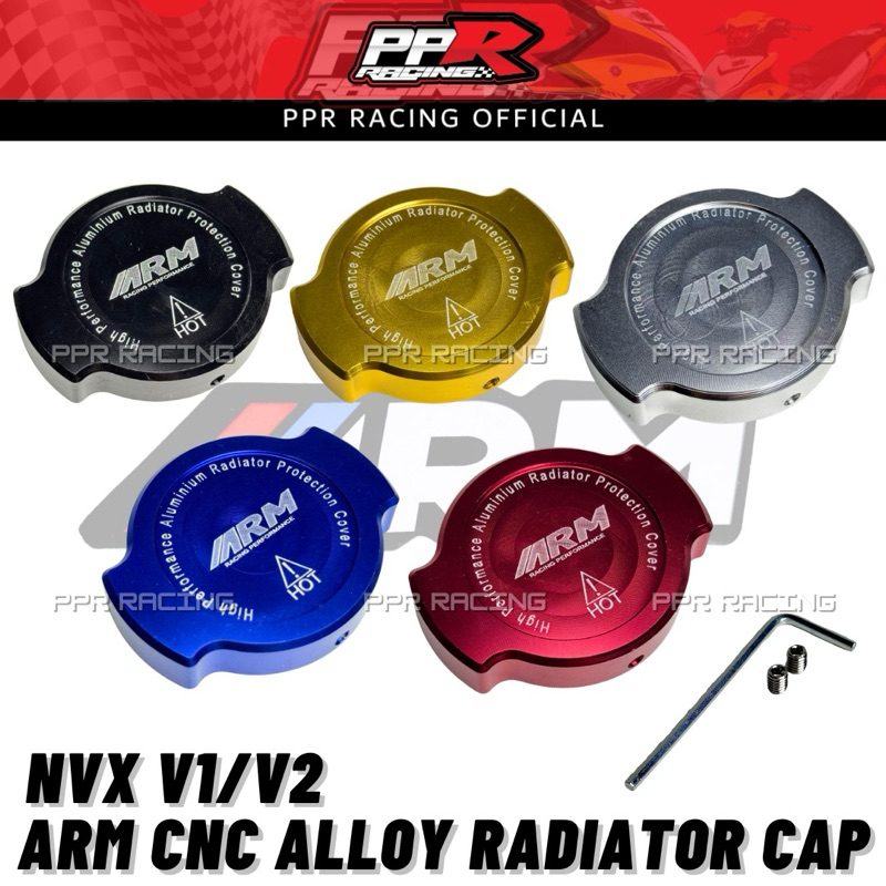 NVX NMAX CNC ALLOY RADIATOR CAP ARUMI ARM PCX VARIO CBR | Shopee Malaysia
