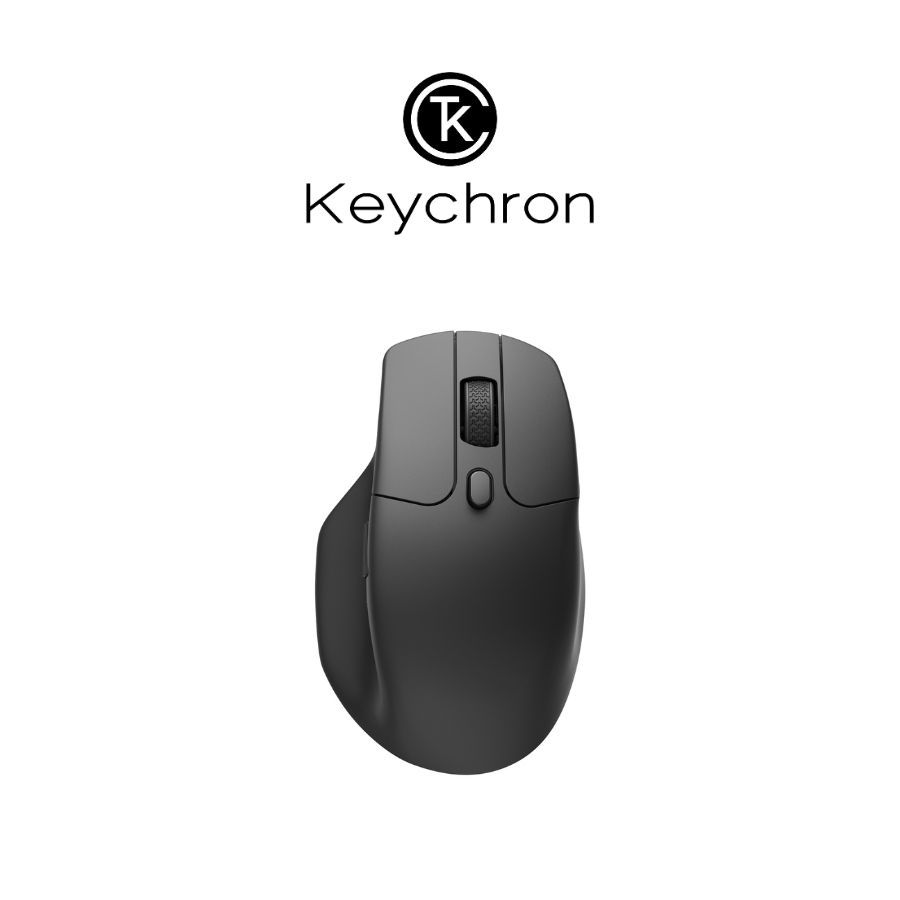 Keychron M6 Wireless Mouse - Black | Shopee Malaysia
