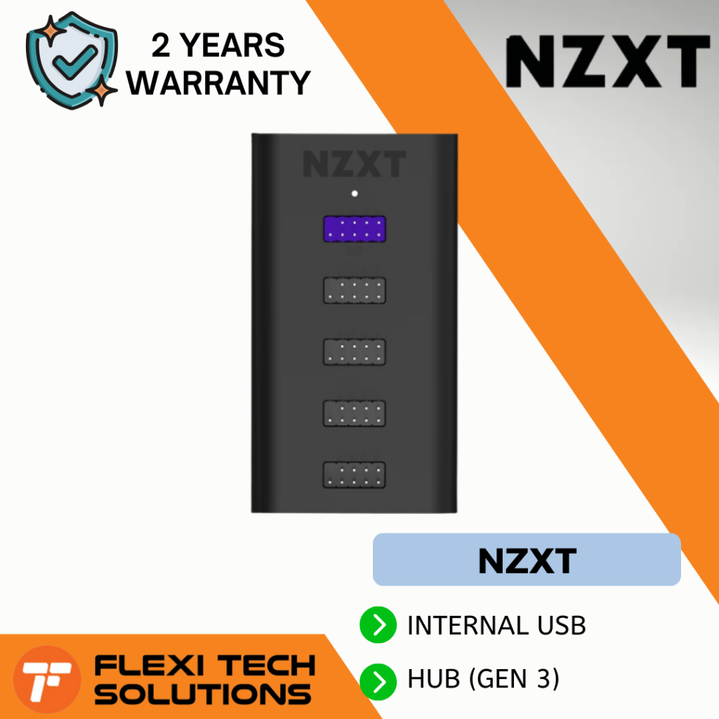Flexi Tech NZXT Internal USB Hub (Gen 3) | Shopee Malaysia