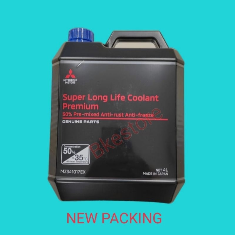 NEW PACKING Mitsubishi Genuine Super long life coolant Premium 4L Blue ...