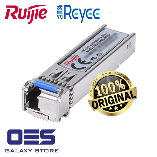 RUIJIE REYEE 2.5G-SFP-LX03-SM1310-BIDI-I 2.5G BiDi SFP 1310nm-TX/1550nm-RX 3km DOM Simplex LC ...