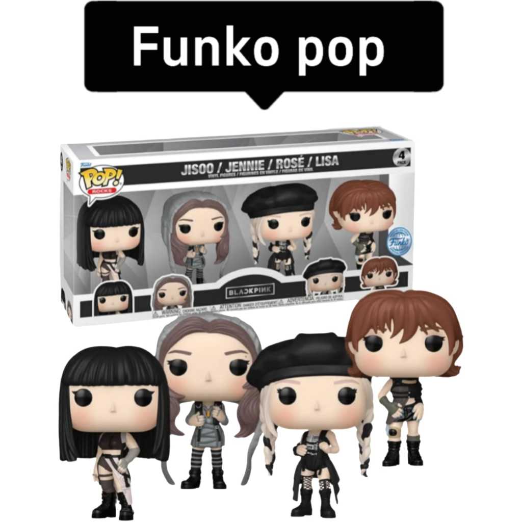 Original Funko Pop! BlackPink Rocks Jisoo / Jennie / Rose / Lisa 4 Pack ...
