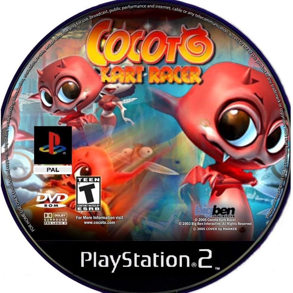PS2 COCOTO KART RACER (CD GAME) | Shopee Malaysia