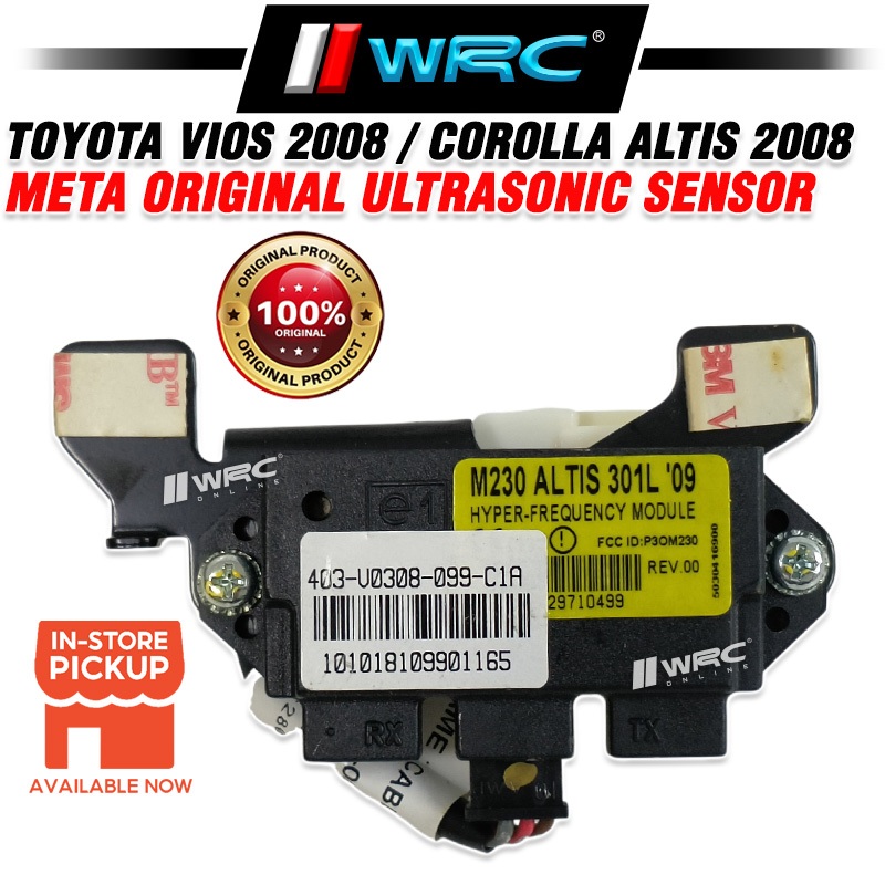 Toyota Vios 2008 / Corolla Altis 2008 Meta Original Ultrasonic Sensor ...