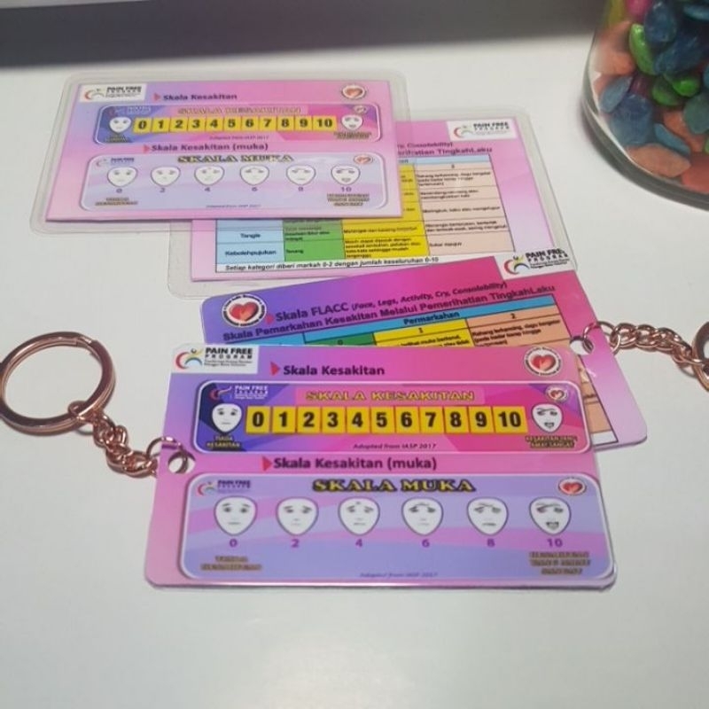Pain score Mini Pain Free Tool / Pain Score Ruler / FLACC/ BUDGET CARD ...