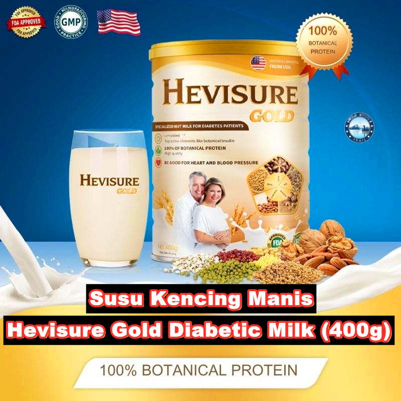 Hevisure Gold Diabetic Milk (400g) – Sugar Control Formula, High ...