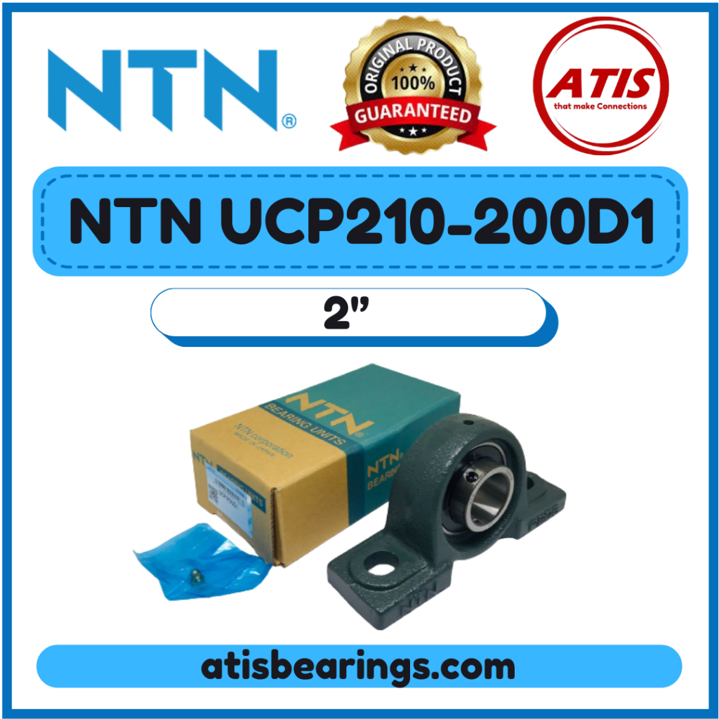 NTN UCP210-200D1 ( 50.8mm ) 100% ORIGINAL Made In JAPAN Pillow Block Bearings Unit with Set ...