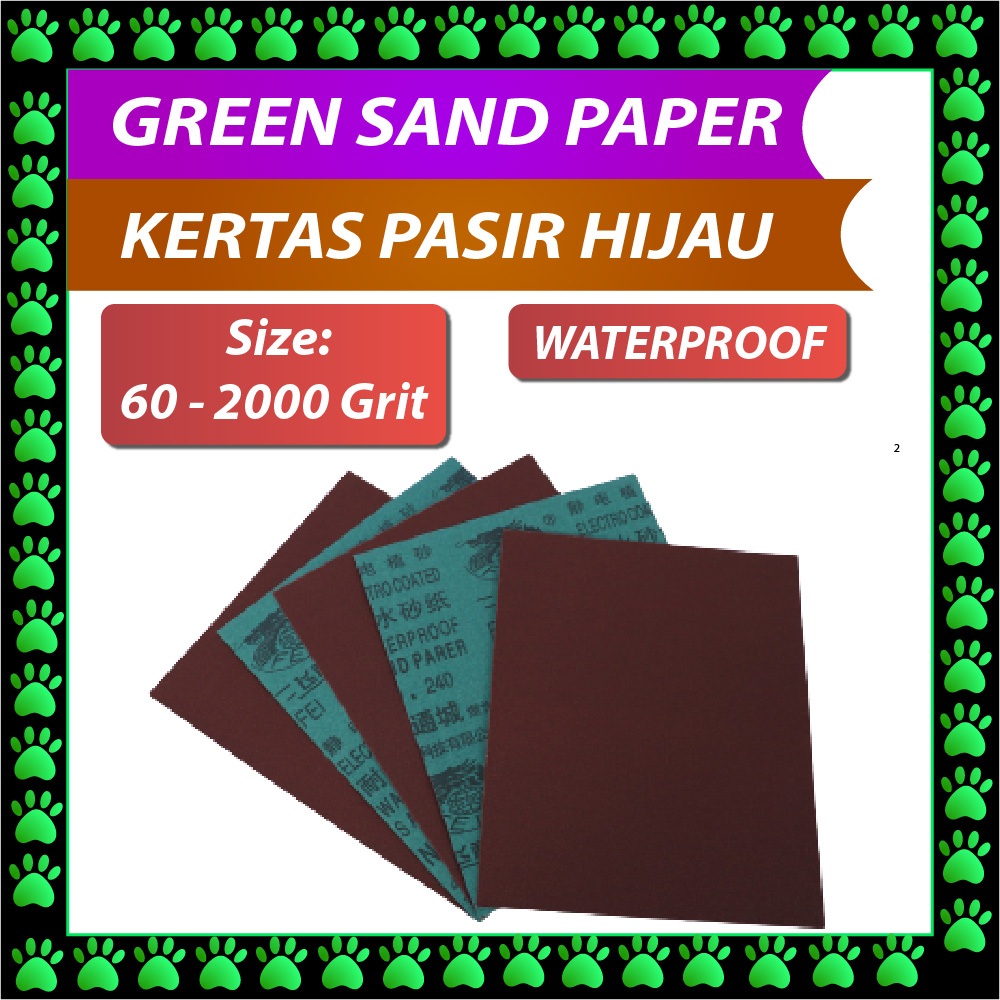 Sand Paper WaterProof Wet Dry MT Kertas Pasir Kalis Air Kertas Pasir 砂纸 ...