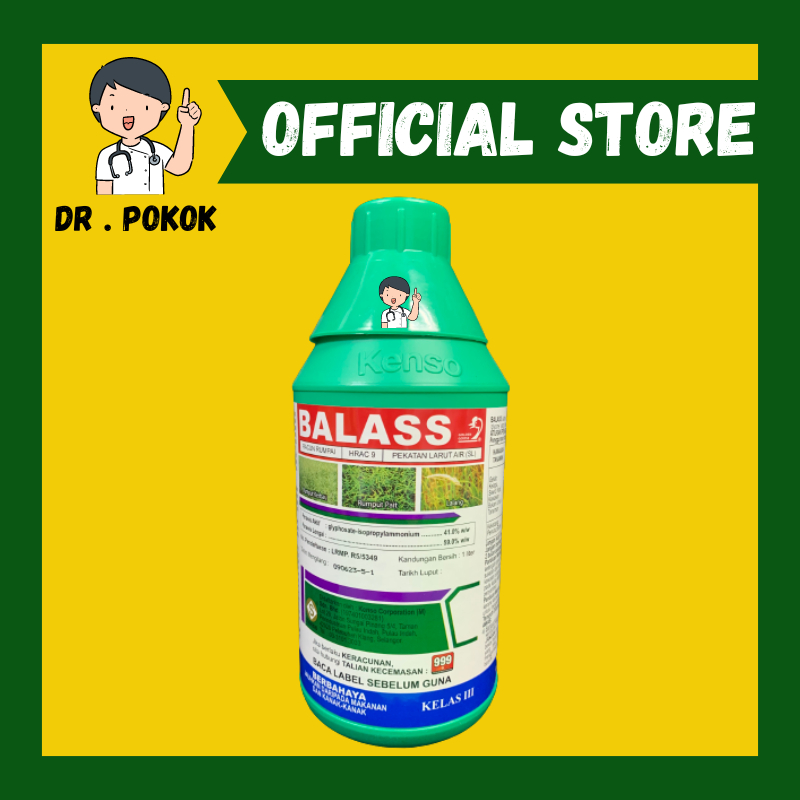 [ORIGINAL] 1L BALASS Kenso (Sama Roundup Ecomax Ken up) Glyphosate 41% ...