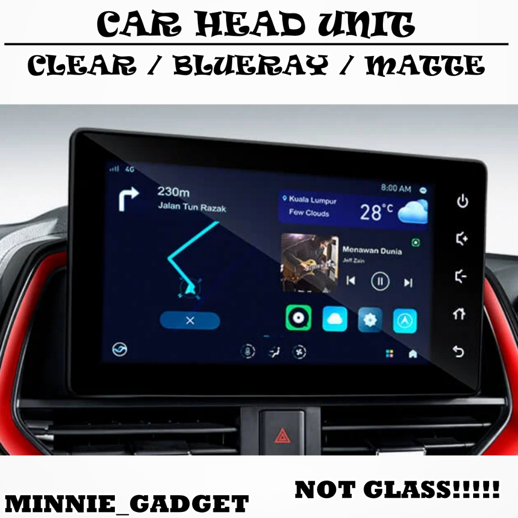 Proton Persona 2024 2023 2022 2021 2020 Head Unit Hydrogel screen ...