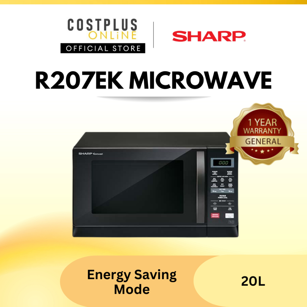 Sharp Microwave Oven 20L R207EK | Shopee Malaysia