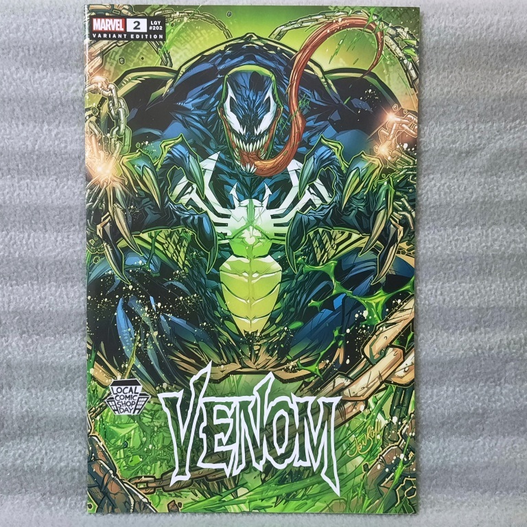 Venom #2 LCSD Variant (2021 Marvel Comics) Ram V, Bryan Hitch (Key ...