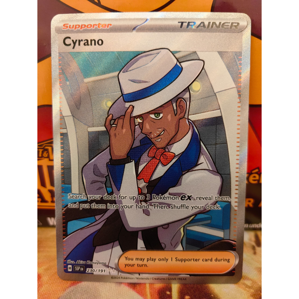 Pokemon TCG SV08 Scarlet & Violet : Surging Sparks Full ART Cyrano 230/ ...