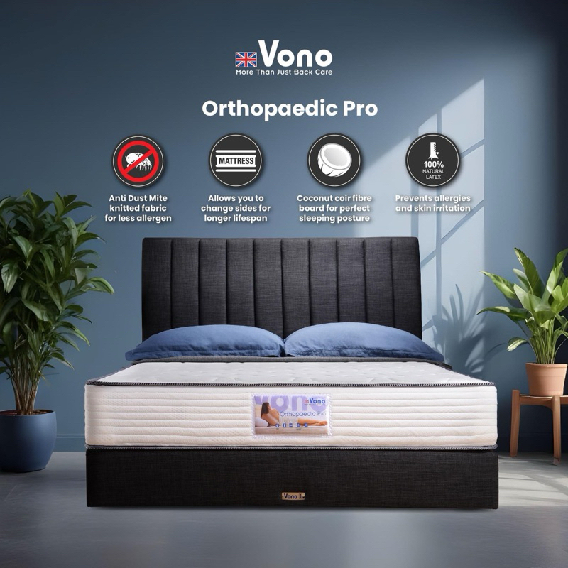 Vono Orthopaedic Pro Mattress (Tilam Vono) | 15 years Warranty ...