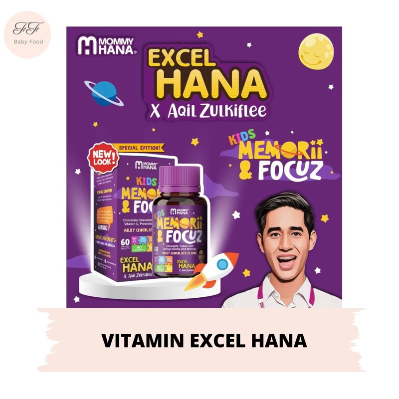 Excel Hana Vitamin untuk anak seawal 2 tahun | Shopee Malaysia