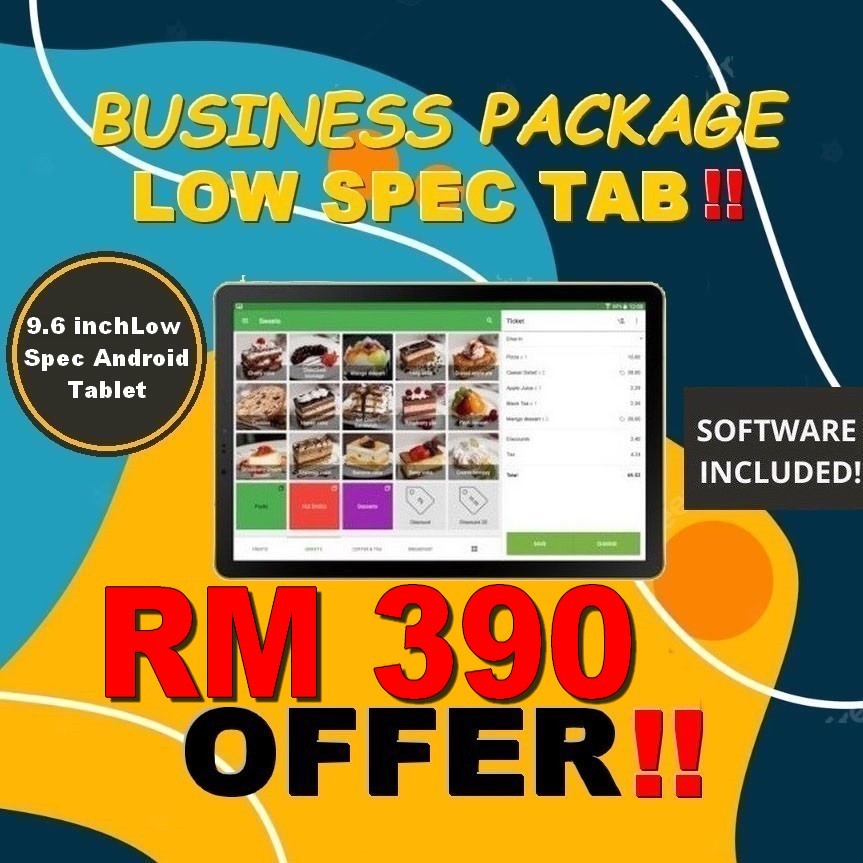 Cashier Tablet POS Terminal Mesin Cashier | Shopee Malaysia