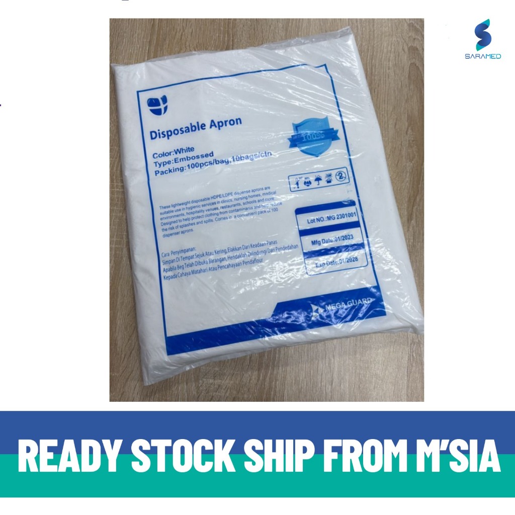 Mega Guard PE apron Plastic Apron | Shopee Malaysia