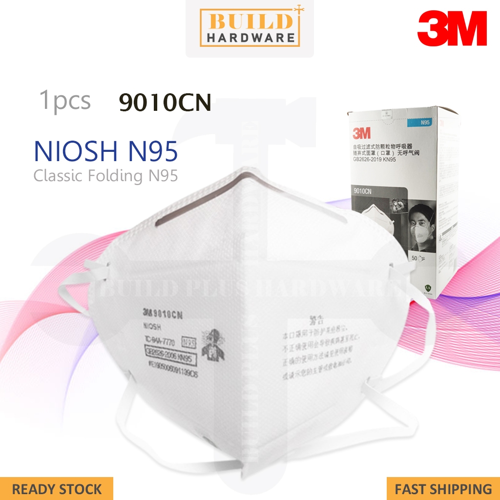 3M 9010CN N95 Filtering Facepiece Niosh Approval Anti-Dust 1pcs Dust ...