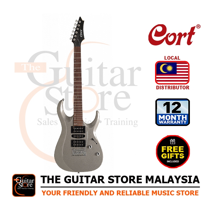 Cort X200 Electric Guitar With Gigbag - Silver (X-200 / X 200) | Shopee Malaysia