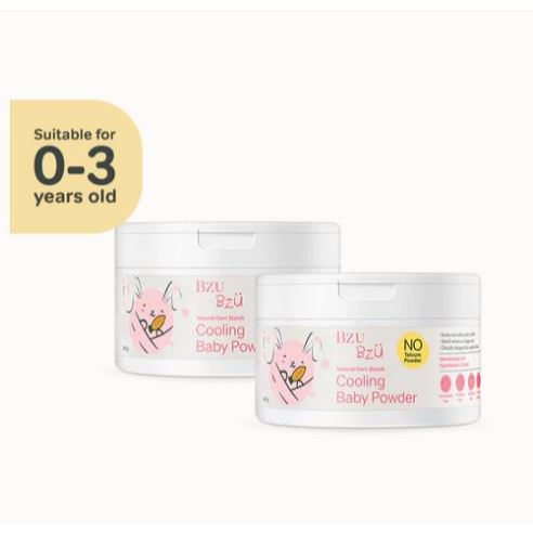 BZU BZU Cooling Baby Powder 140g (NO TALCUM POWDER) | Shopee Malaysia