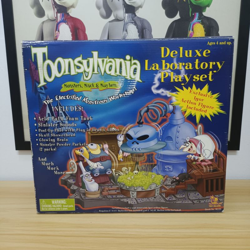 Vintage 1998 Toy Island Dreamworks Toonsylvania Deluxe Laboratory ...
