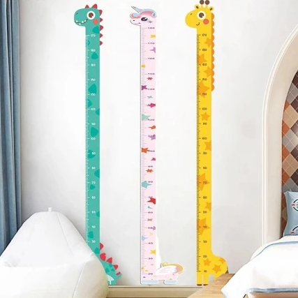 Children Height measurement Wall Sticker Waterproof Height Measuring ...