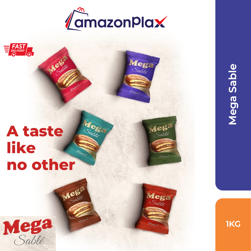 Vienna Egypt Chocolate Mix (1kg) Mega Sable Biscuits Filled with Cream ...