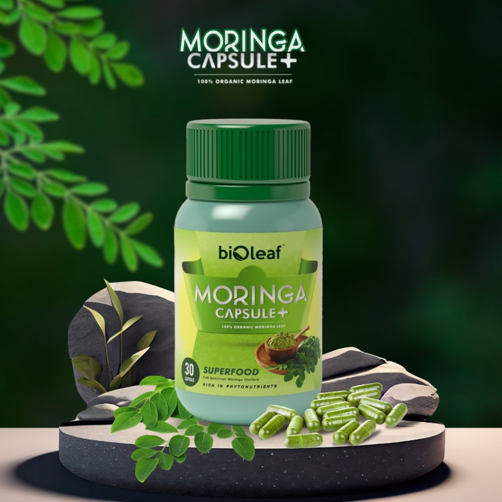 [ORIGINAL HQ] Bioleaf Moringa Kapsul Plus Moringa 💯 selamat & diuji ...