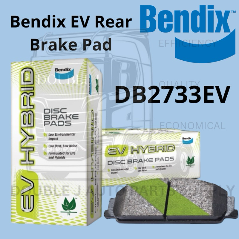 Original Bendix Rear Brake Pad EV BYD Atto 3 & Dolphin DB2733EV ...