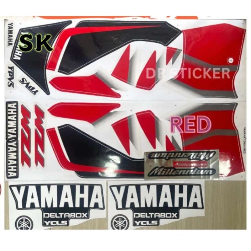 YAMAHA TZM (4) STRIPE BODY STICKER STIKER (READY STOCK)!!! | Shopee ...