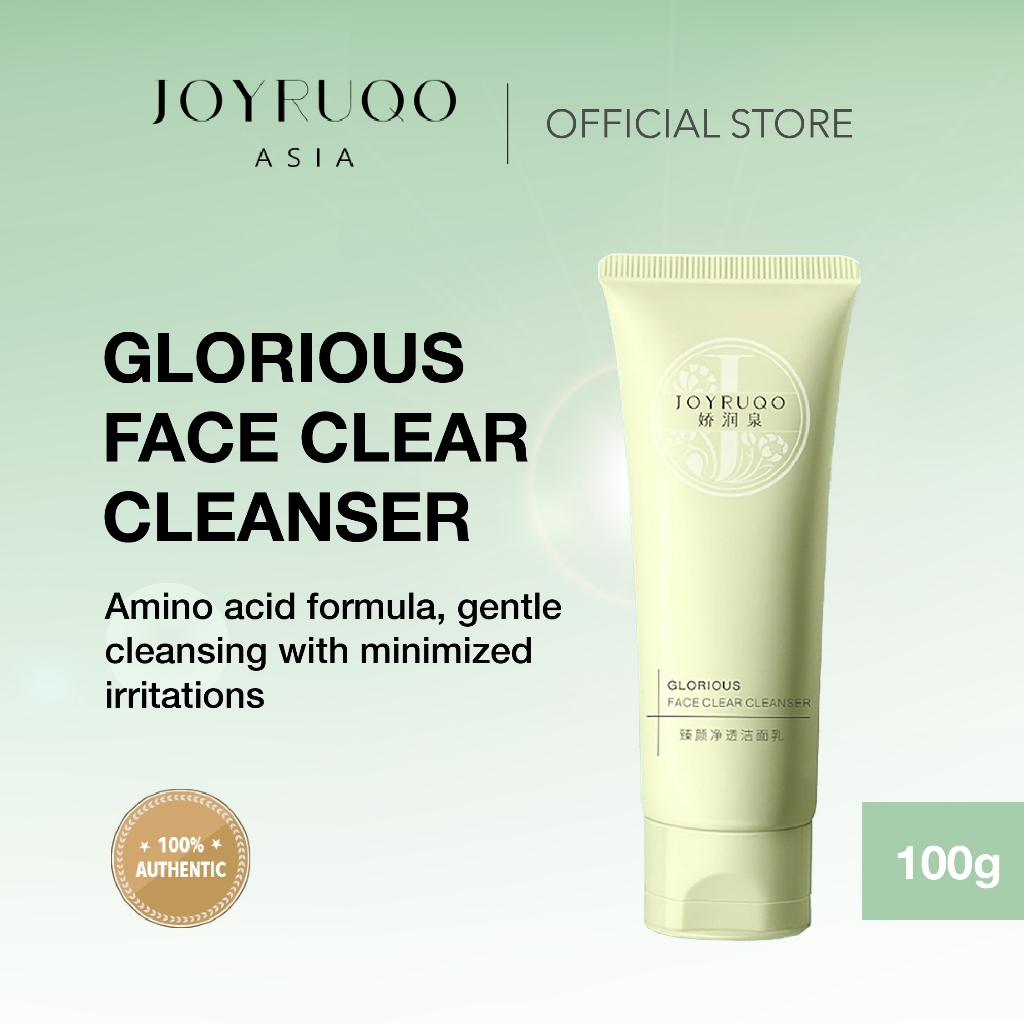 JOYRUQO Glorious Face Clear Cleanser (100ml) 娇润泉 臻颜净透洁面乳 | Shopee Malaysia