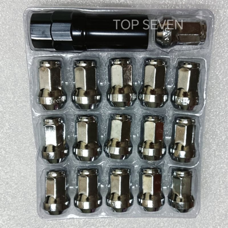 Sport Rim Nut ( Besi ) Heptagon Wheel Nut M12 x 1.5mm Proton Perodua ...