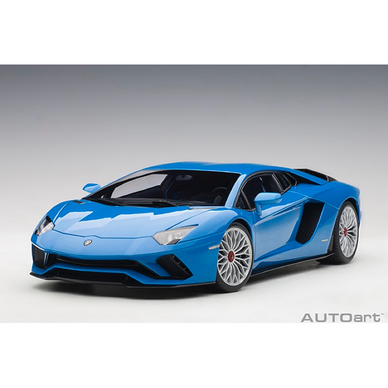 Autoart Lamborghini Aventador S LP740-4 (Blu Nila/Pearl Blue) 79134 ...