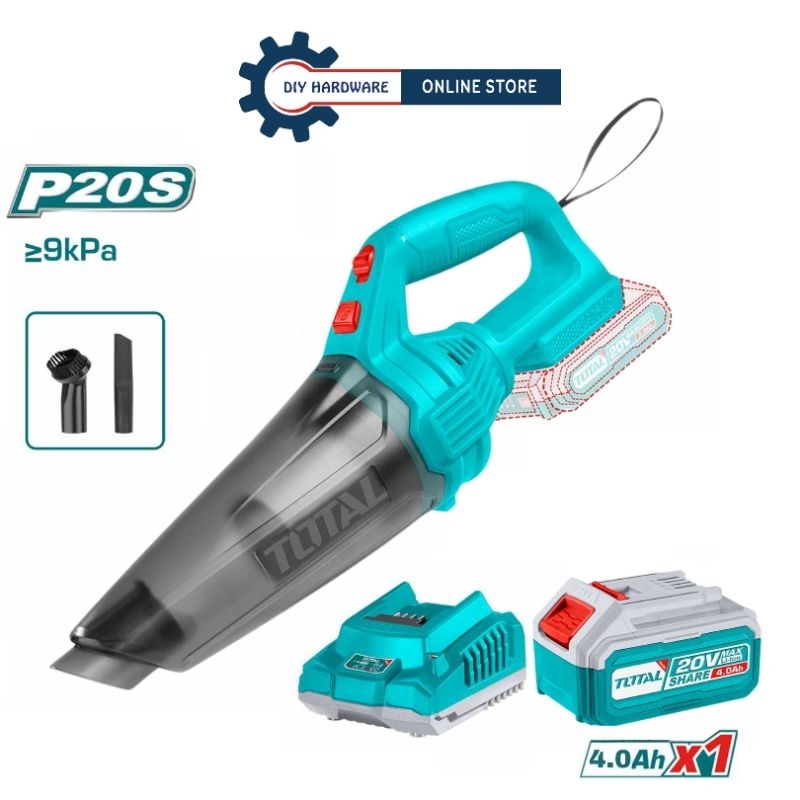 Total Lithium-Ion Cordless Vacuum Cleaner TVLI201261 | Shopee Malaysia