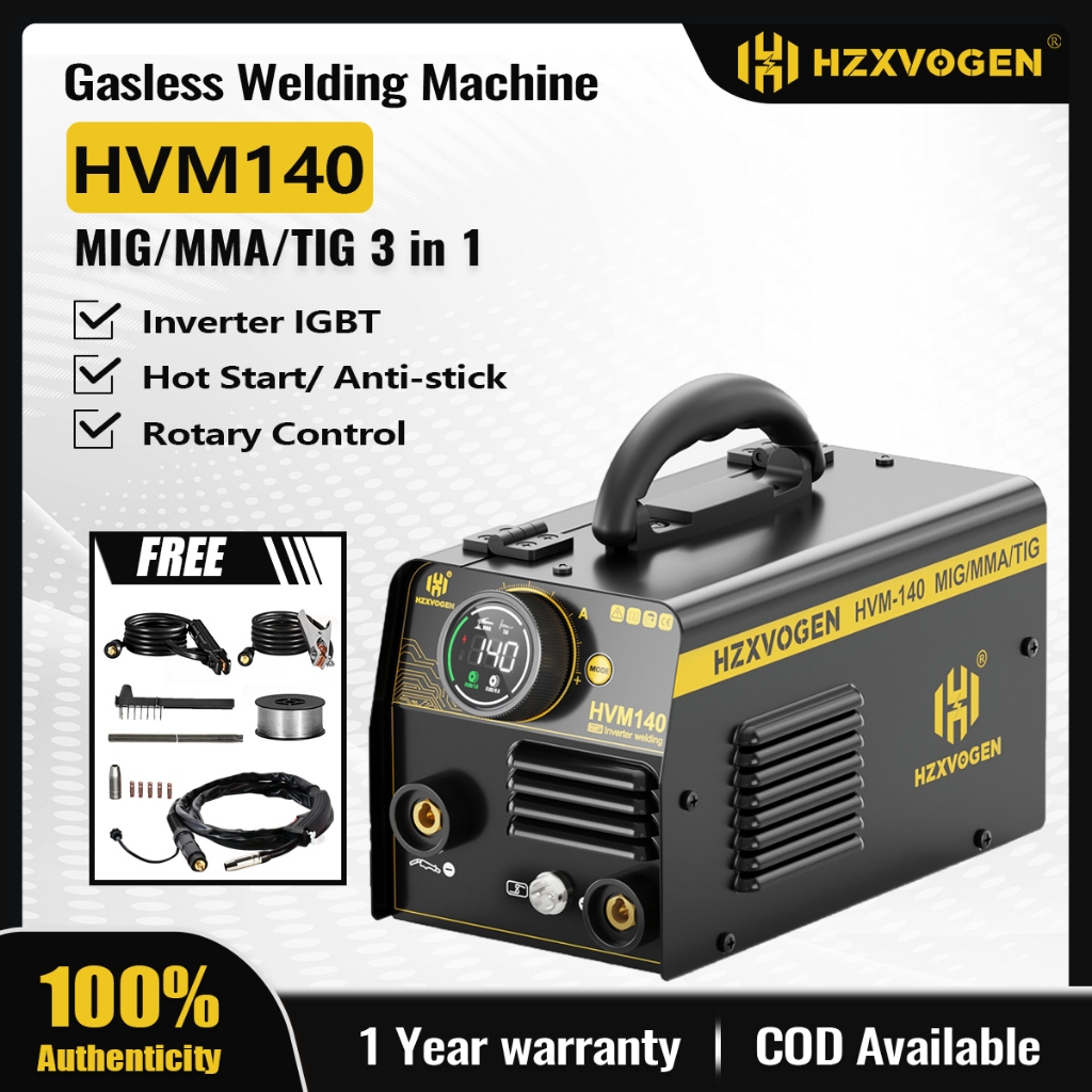 Upgrade 3in1 MMA&MIG&TIG Gasless Mig Welding Machine High Quality HD ...